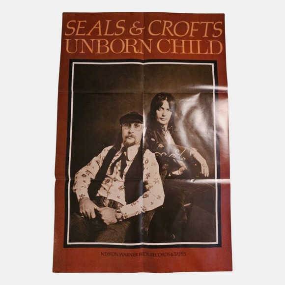 Art | Seals Crofts Unborn Child 23x35 Promo Album Poster 197s Vintage ...